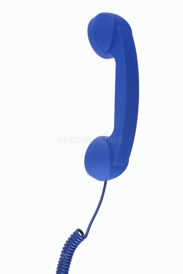 Blue phone stock illustration. Illustration of speaking - 23925994