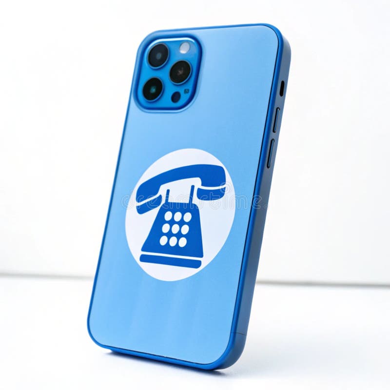 Blue Phone Icon Stock Illustrations – 110,647 Blue Phone Icon Stock ...