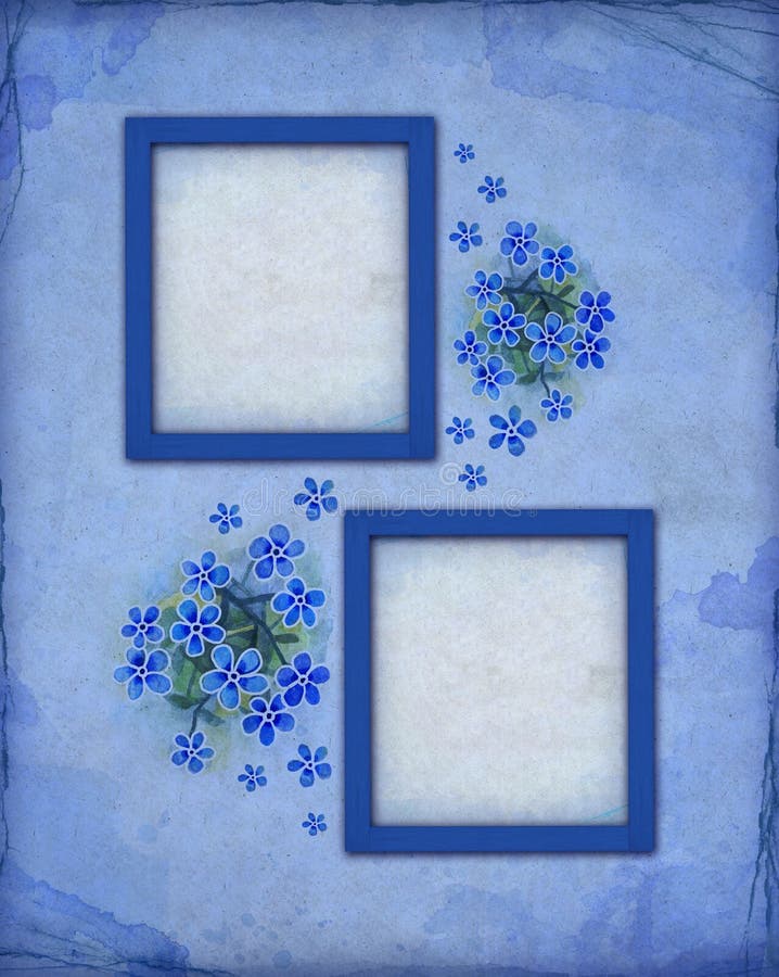 68+ Blue photo frames Free Stock Photos - StockFreeImages
