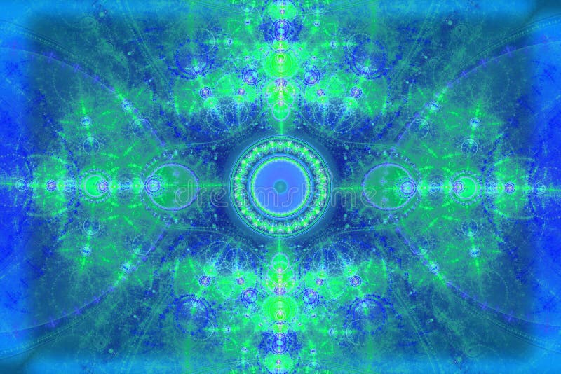 Blue Physics Education Fractal Logo Background Web Page Backdrop ...