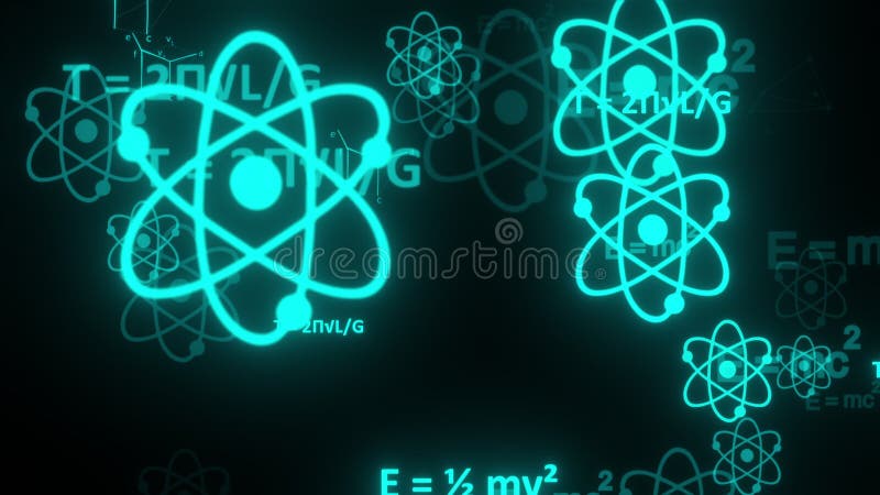 Blue physics formulas stock video. Video of formulas - 319580943