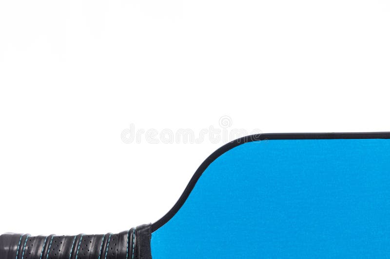 Blue Pickleball paddle. stock image. Image of teams - 292149179