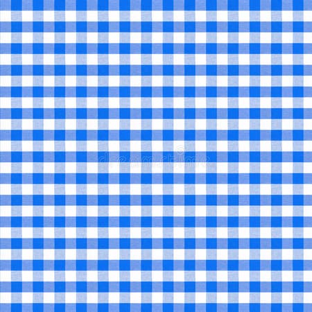 Blue Picnic Tablecloth Seamless Pattern Stock Illustration ...