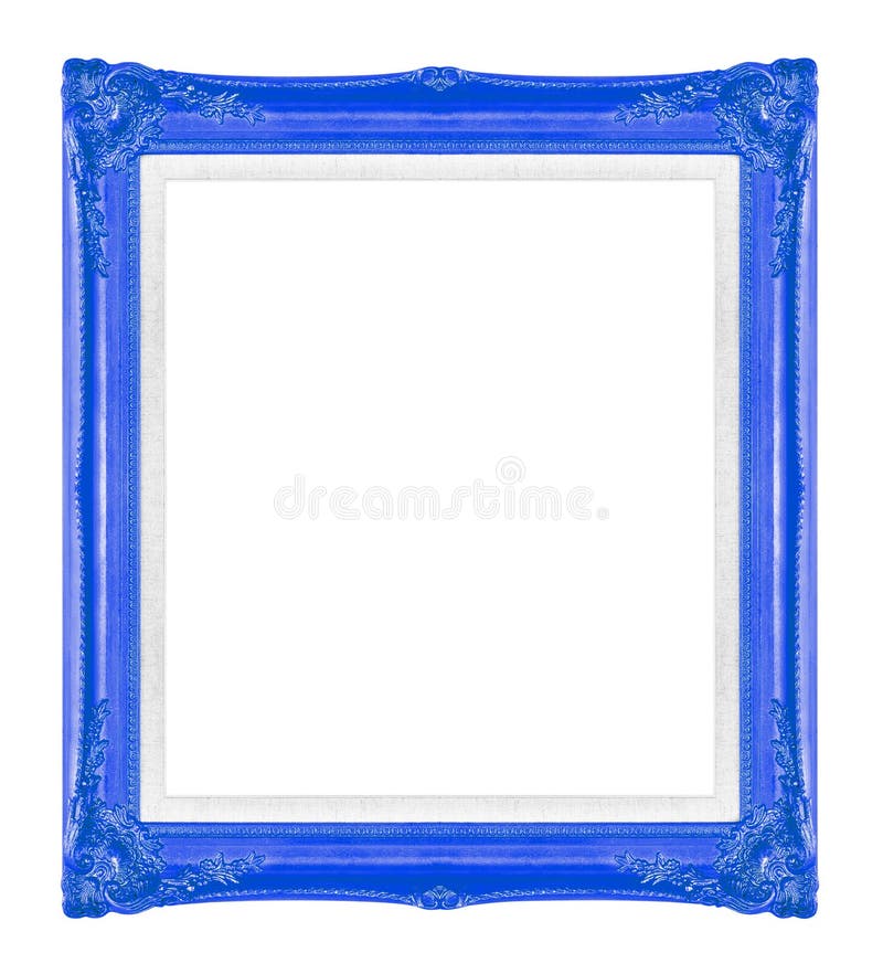 Blue picture frame stock image. Image of rectangular, pattern - 8524465