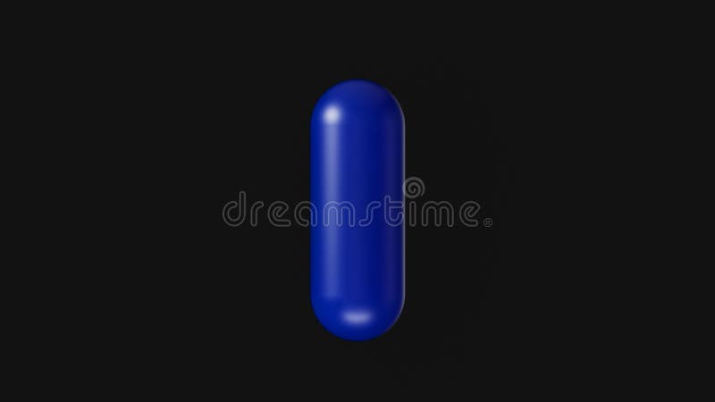 Pill Simple. Sign One Medicine Capsule Tablet in Flat Style Isolated on ...