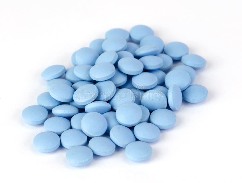 Blue pills stock image. Image of herbal, addiction, pharmacist - 11067737