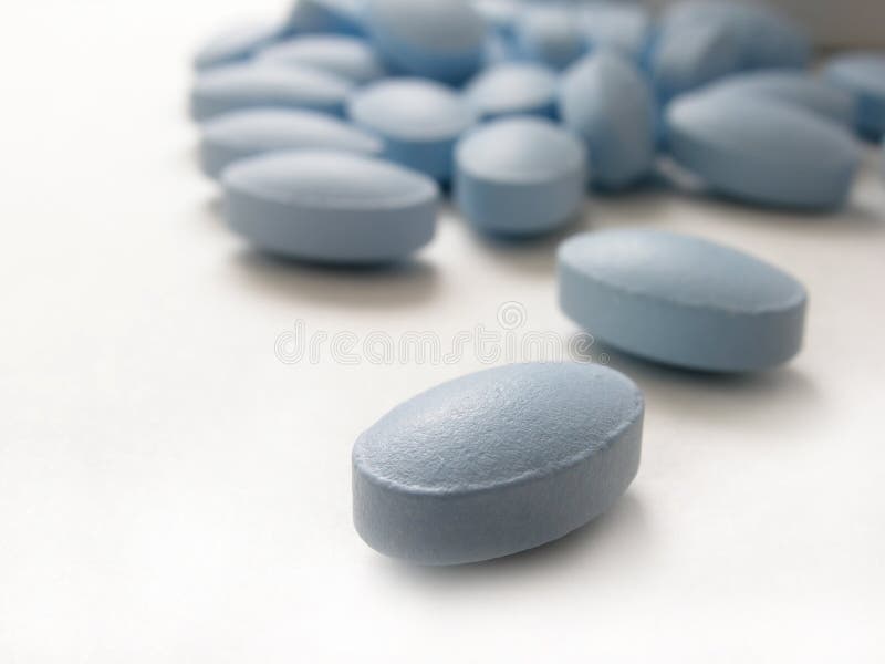 Blue pills stock photo. Image of prescription, drugs, isolated - 2384592