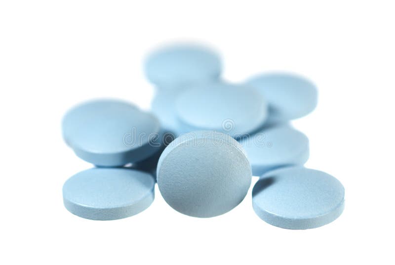 Blue medicine pills stock photo. Image of prescription - 8506964