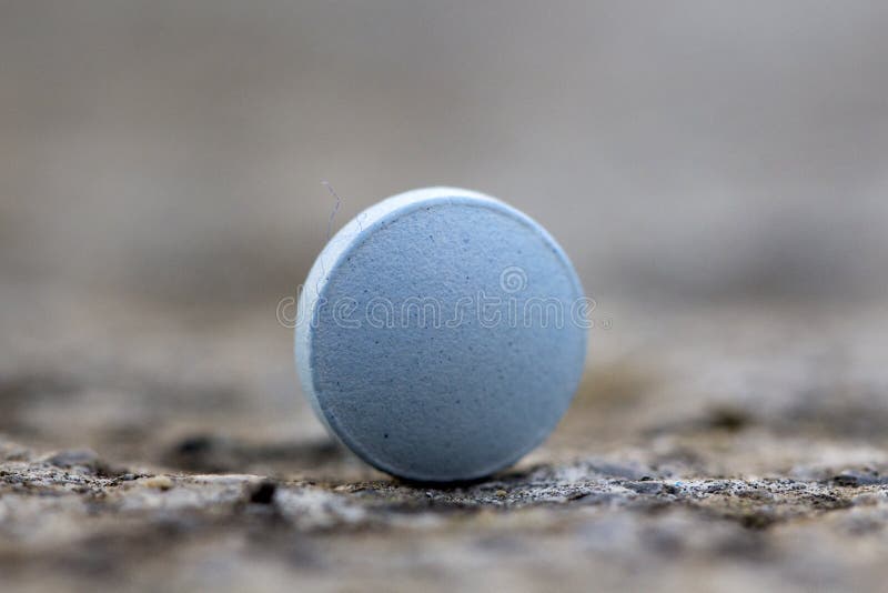 Blue Pills . Health Concept Stock Photo - Image of health ...