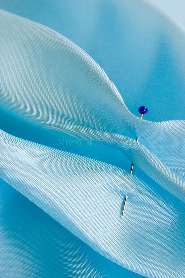 Blue pin stock photo. Image of symbol, fabric, stick - 13312164