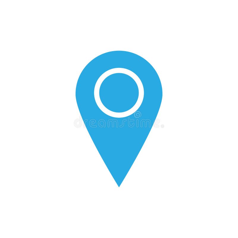 Pin Point Icon stock vector. Illustration of design - 212080499