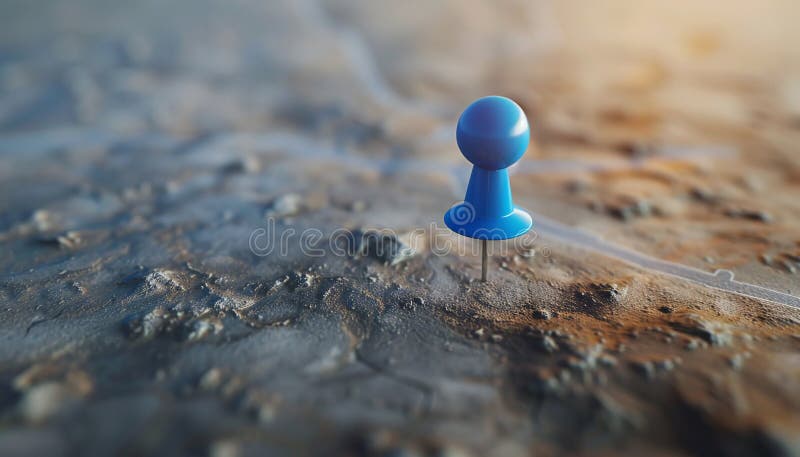 3D Rendering of a Blue Pin Marking the Year 2025 on a Timeline Stock ...