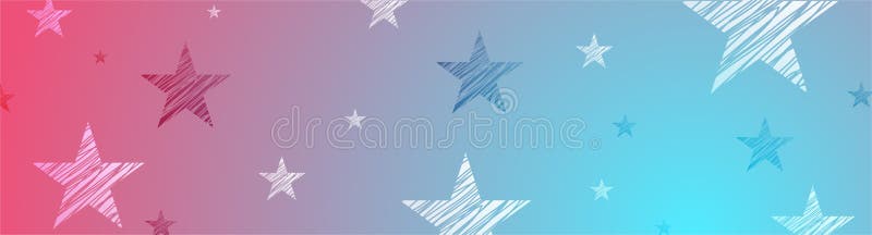 Blue and Pink Abstract Grunge Stars Modern Background Stock Vector ...