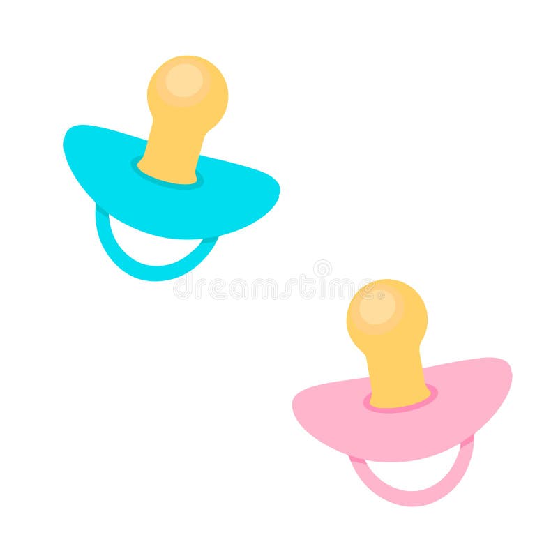 Blue Pacifiers Stock Illustrations – 174 Blue Pacifiers Stock ...