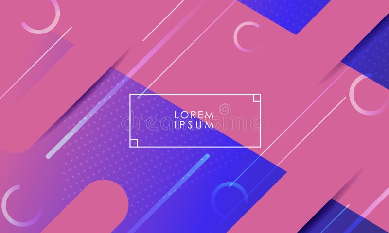 Colorful Abstract Background with Frame Stock Illustration ...