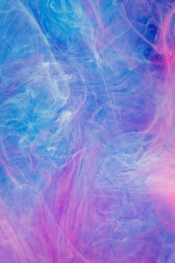 Blue pink clouds of ink stock photo. Image of transparent - 63250692
