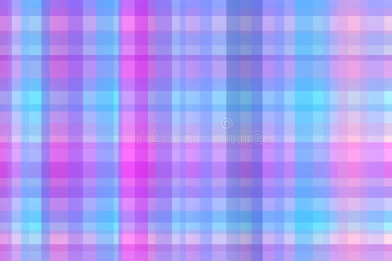 Blue-pink Colour Background, Checkered Pattern Reminiscent of Textiles ...