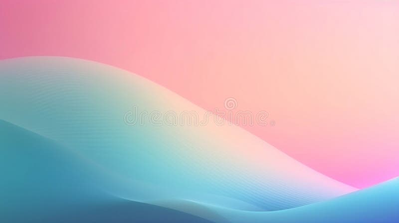 Blue and Pink Curvy Gradient Color Background, Creativity and Digital ...