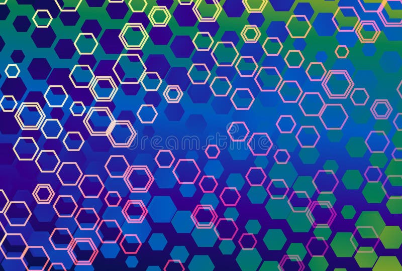 Blue Pink and Green Gradient Hexagon Background Design Beautiful ... Blue Pink and Green Gradient Hexagon Background Design Beautiful ...