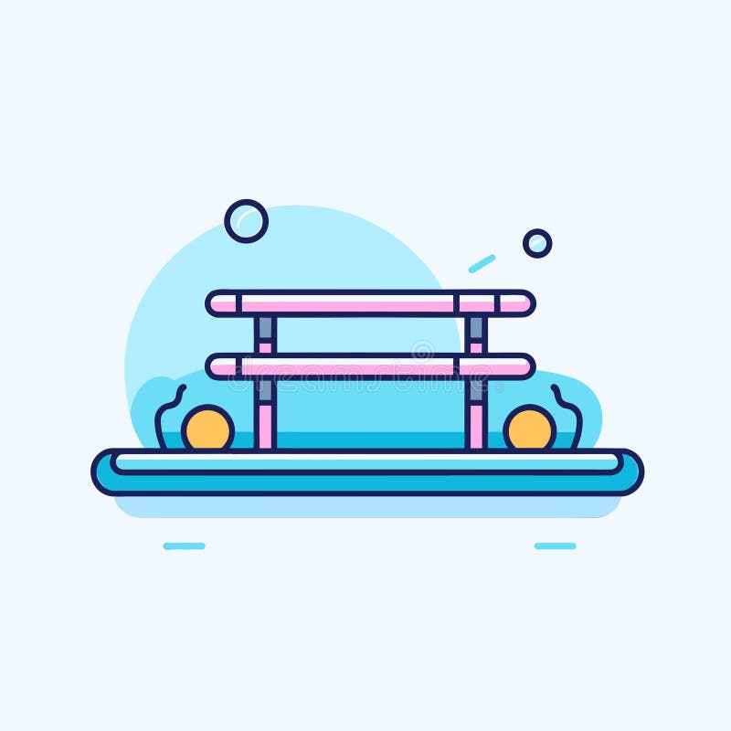 Vector of a Colorful Chinese Gate Illustration Stock Vector ...