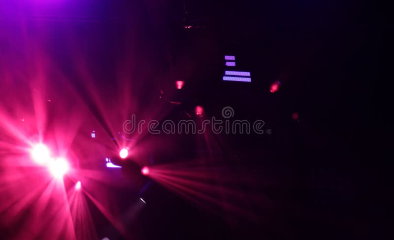 Blue Pink Lights on Stage. Background Stock Image - Image of shiny ...