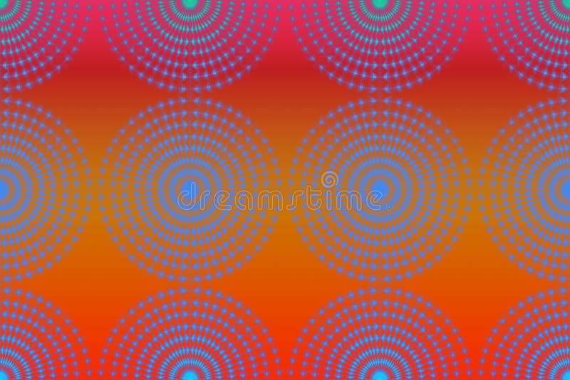 Blue Pink Neon Light Circles Spiral Pattern Whirl Bright Shine Circular ...