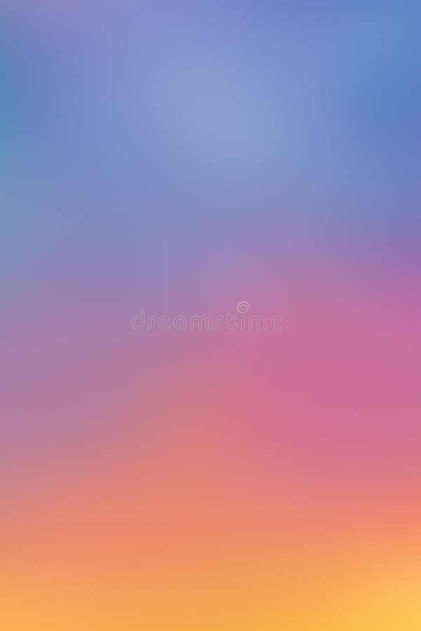Blue Pink and Orange Soft Gradient Background Image Stock Illustration ...