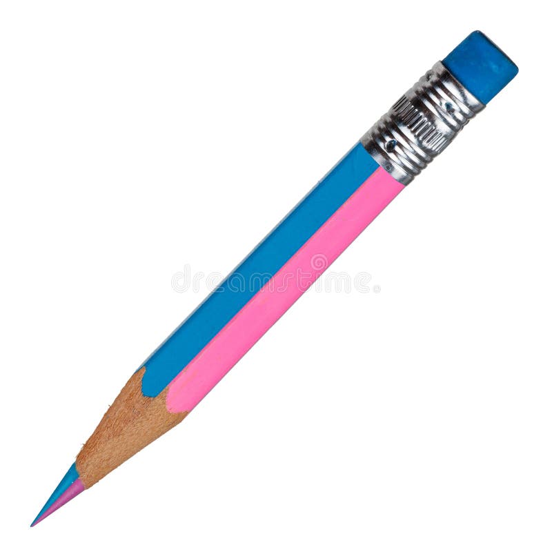 Blue and pink pencil stock image. Image of rubber, bright - 59154109