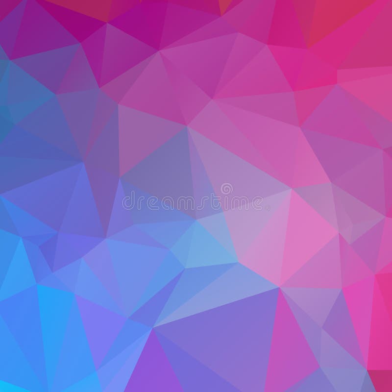 Blue and Pink Polygon Texture Stock Vector - Illustration of technology ...