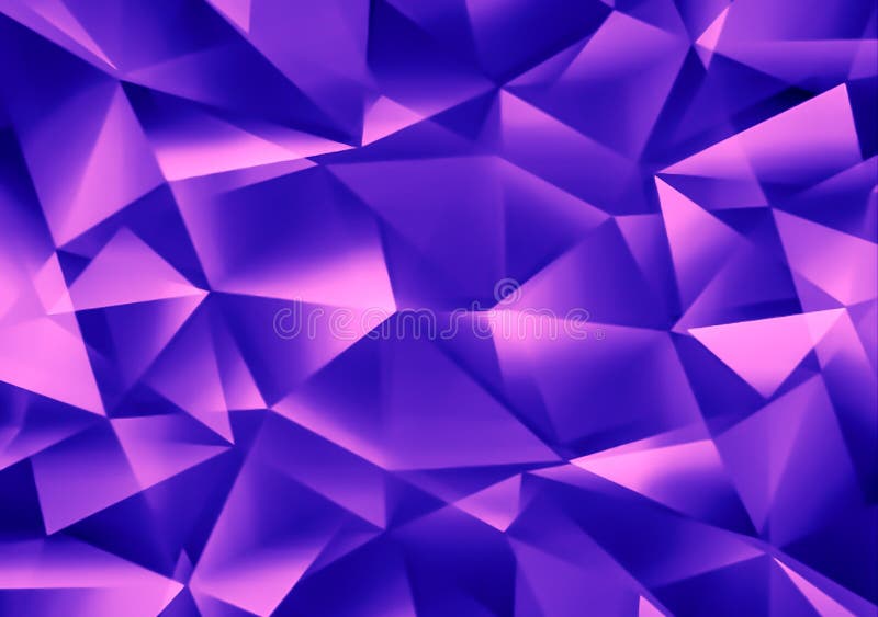 Blue and Purple Polygonal Pattern. Stock Illustration - Illustration of ...