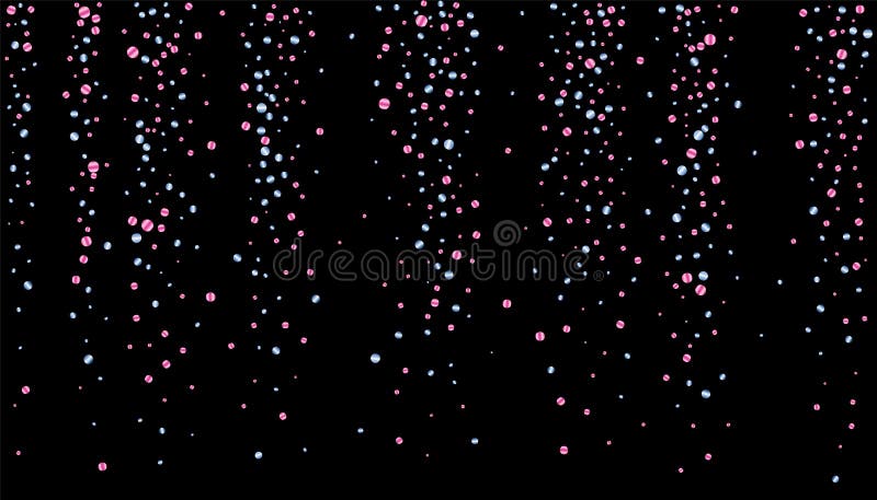 Confetti with Blue and Pink Glitter on a Black Background. Shiny ...