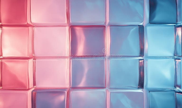 A blue and pink tile wall stock photo. Image of architecture - 350287554