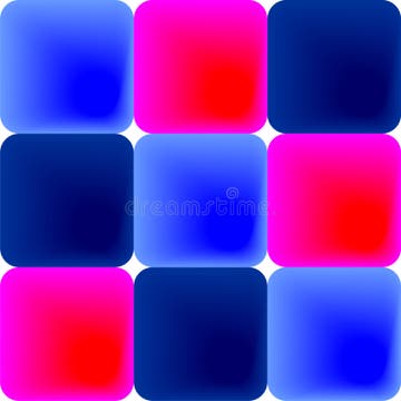 Blue and pink tiles stock vector. Illustration of hypnotize - 13648010