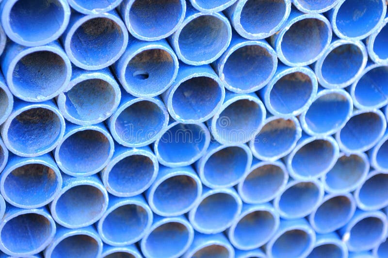 Blue pipeline stock image. Image of aluminum, iron, generated - 35423593