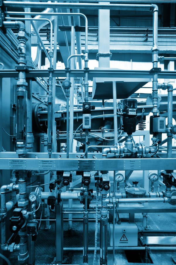 Blue Piping Background stock image. Image of factory, engineering - 3695115