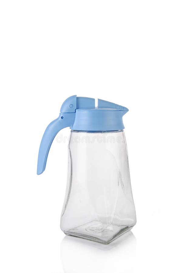 The Blue Pitcher Isolated on the White Background Stock Photo - Image ...