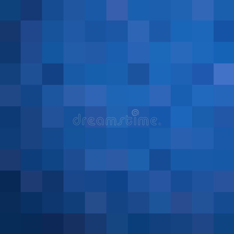 Blue Pixel Background. Design Element. Presentation Template. Pattern ...