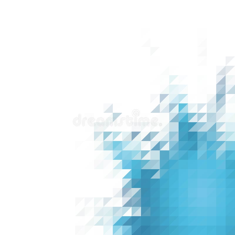 Blue Pixel Background. Design for Presentation Background. Eps 10 Stock ...