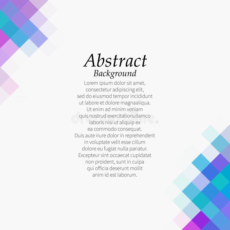 Blue Pixel Background. Layout for Presentation. Abstract Image. Pattern ...