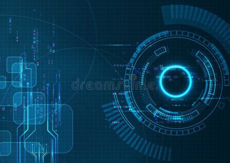 Pixel Digital Gradient Background. Abstract Light Blue Technology ...