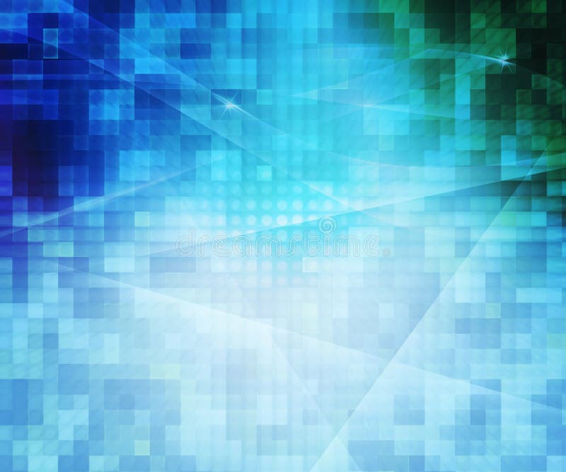 Blue Pixel Background Texture Stock Illustration - Illustration of ...