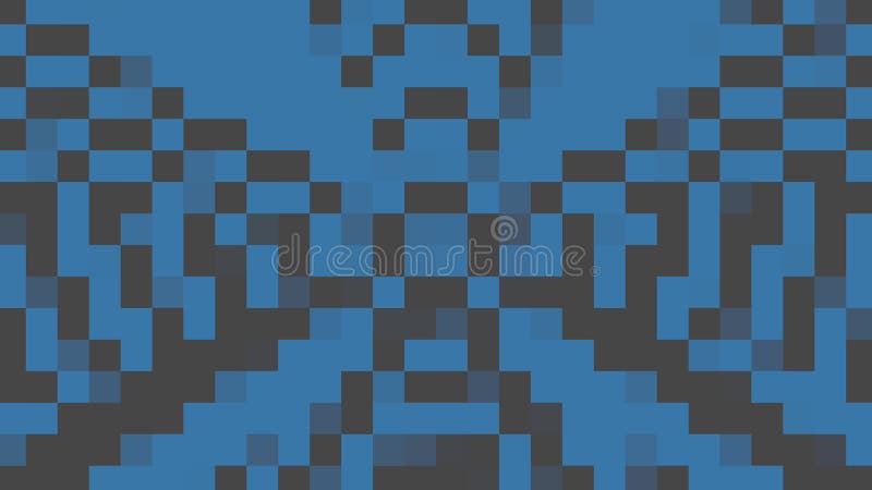 Blue Pixels in 8 Bit Pattern on Black Gradient Stock Video - Video of ...