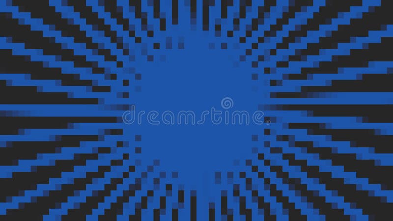 Blue Pixels in 8 Bit Pattern on Black Gradient Stock Video - Video of ...