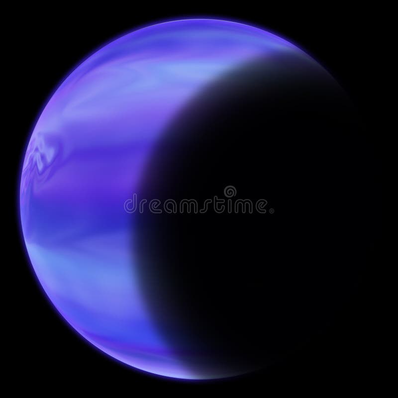 Blue planet stock illustration. Illustration of fiction - 618144