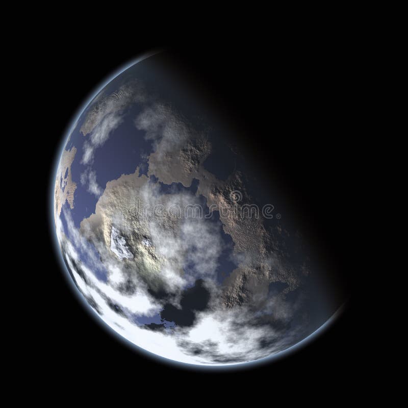 Blue planet. stock illustration. Illustration of explore - 56298323