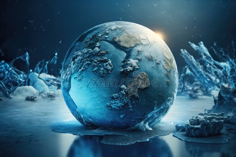 Blue Planet Earth - Playing Ball of Climate Change Created with ...