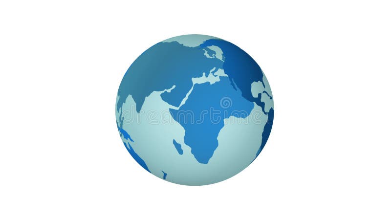 Blue Earth Rotating with the Sun. V.3. Stock Video - Video of nasa ...