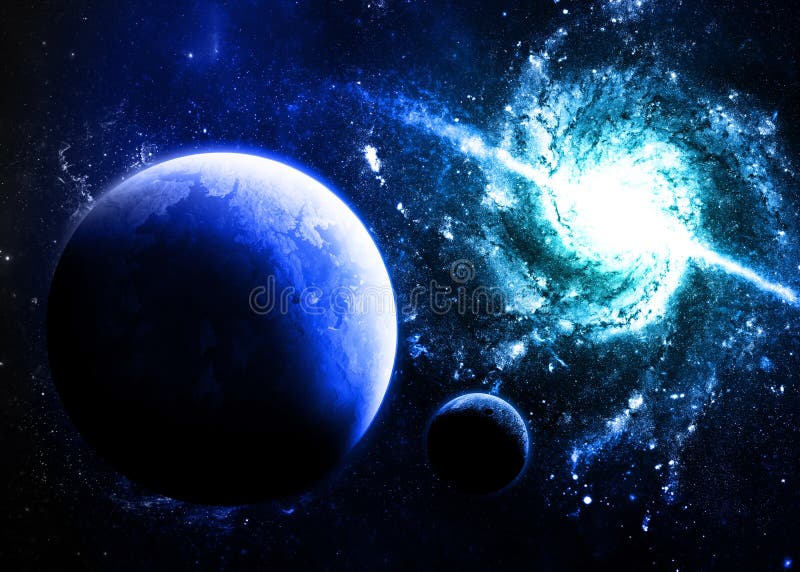 Blue Planet stock illustration. Illustration of astronomy - 49587560