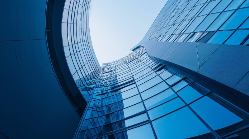 The Blue Planet. Modern Architecture Building . Generative Ai Stock ...