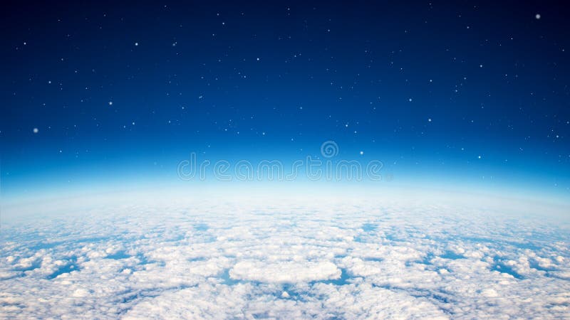 Blue planet sky stock photo. Image of blue, world, glow - 88573580